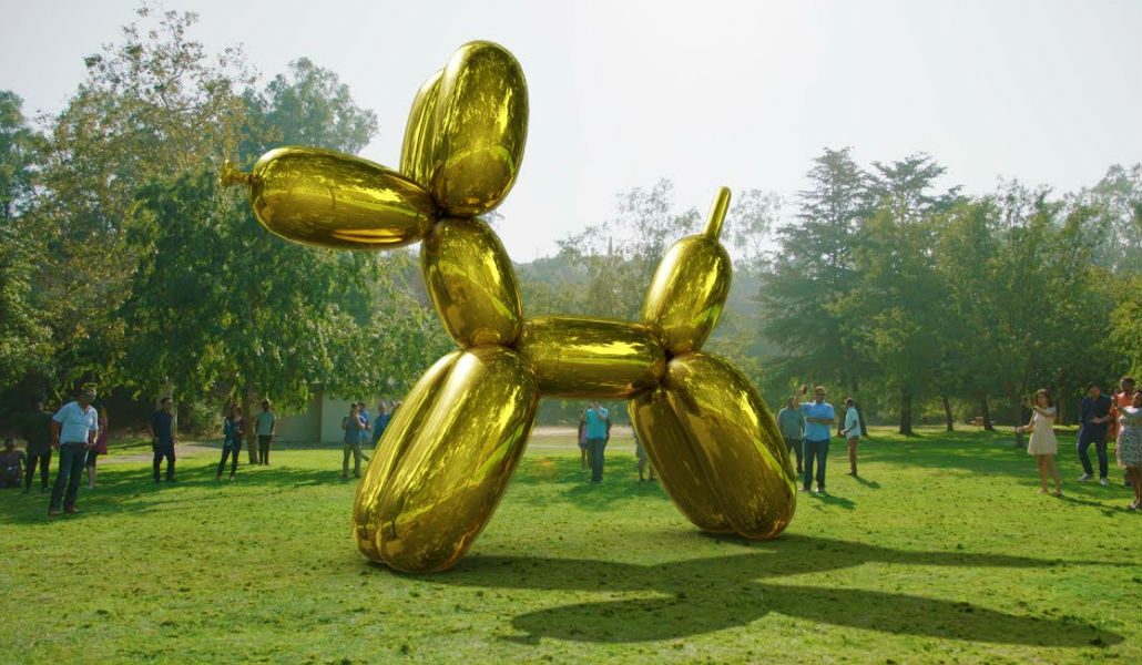 A Snapchat Filter is Brining Jeff Koons Work To Life In Central Park