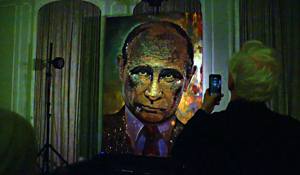 Controversial Portrait of Putin made from Spent Bullet Shells on Show ...