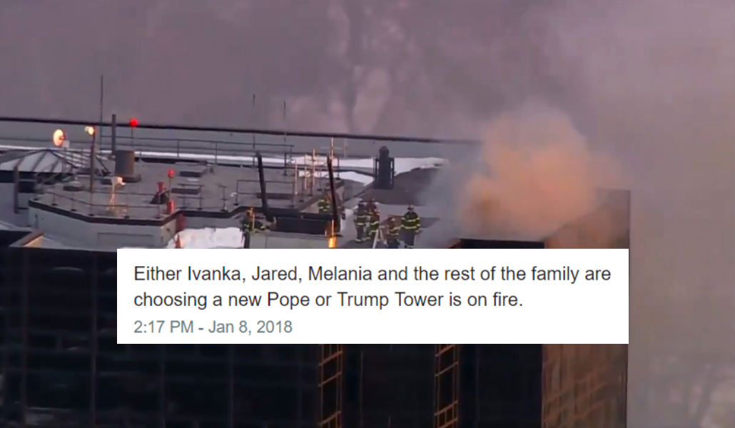 Twitter's Merciless (and Hilarious) Reaction to Fire at Trump Tower NYC