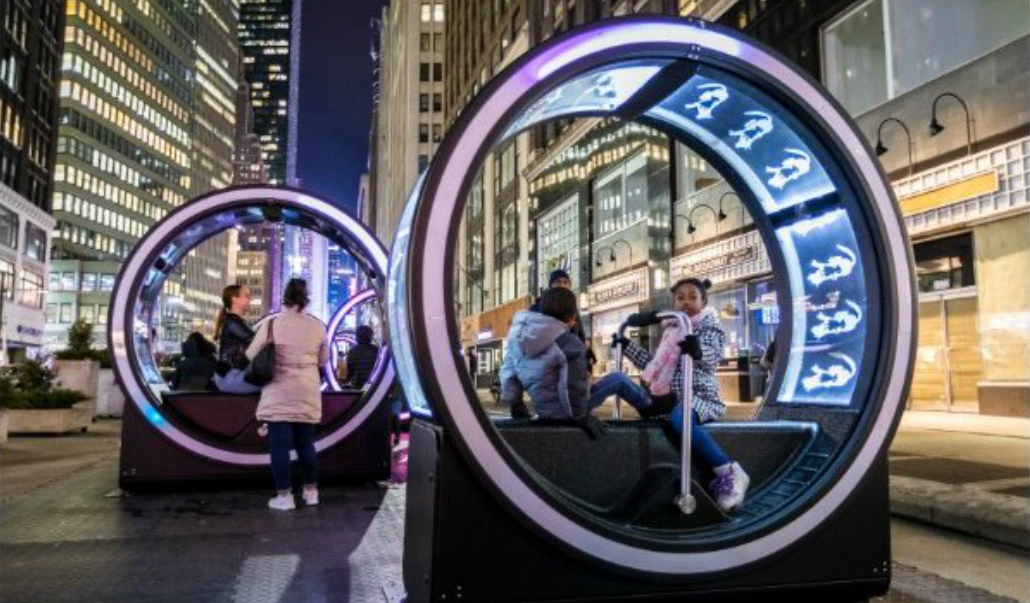 These Trippy Light Loops are NYC's Newest Immersive Art Installation