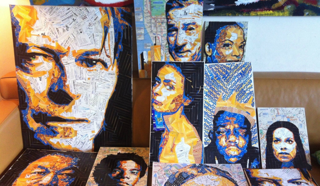 A Brooklyn Artist Is Making Awesome Mosaics Out Of Old MetroCards