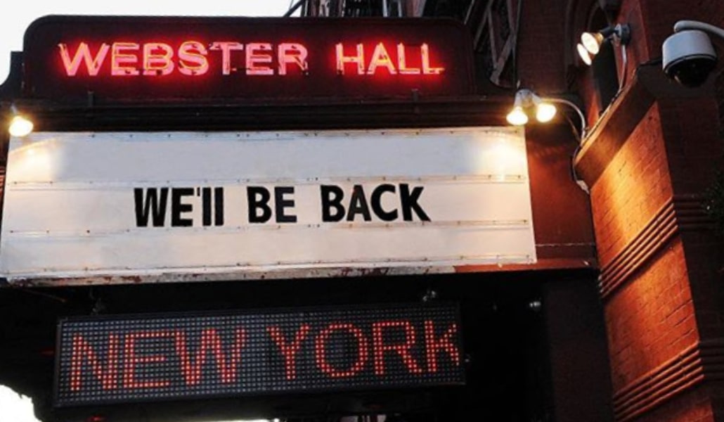 The Legendary NYC Music Venue Webster Hall Is Set To Re-Open This Year