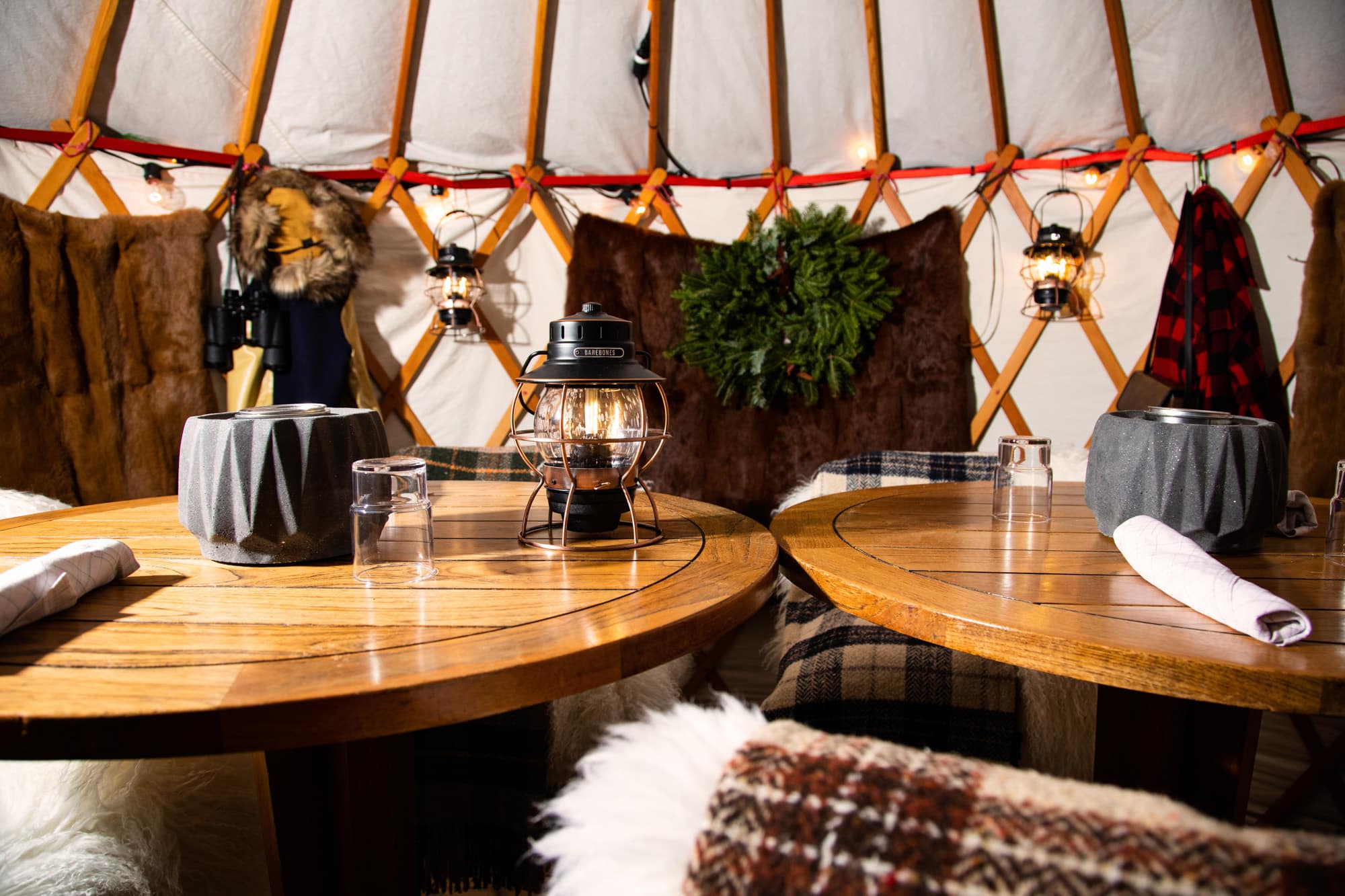 Cozy Yurts At The Standard East Village's Winter Garden Are Back