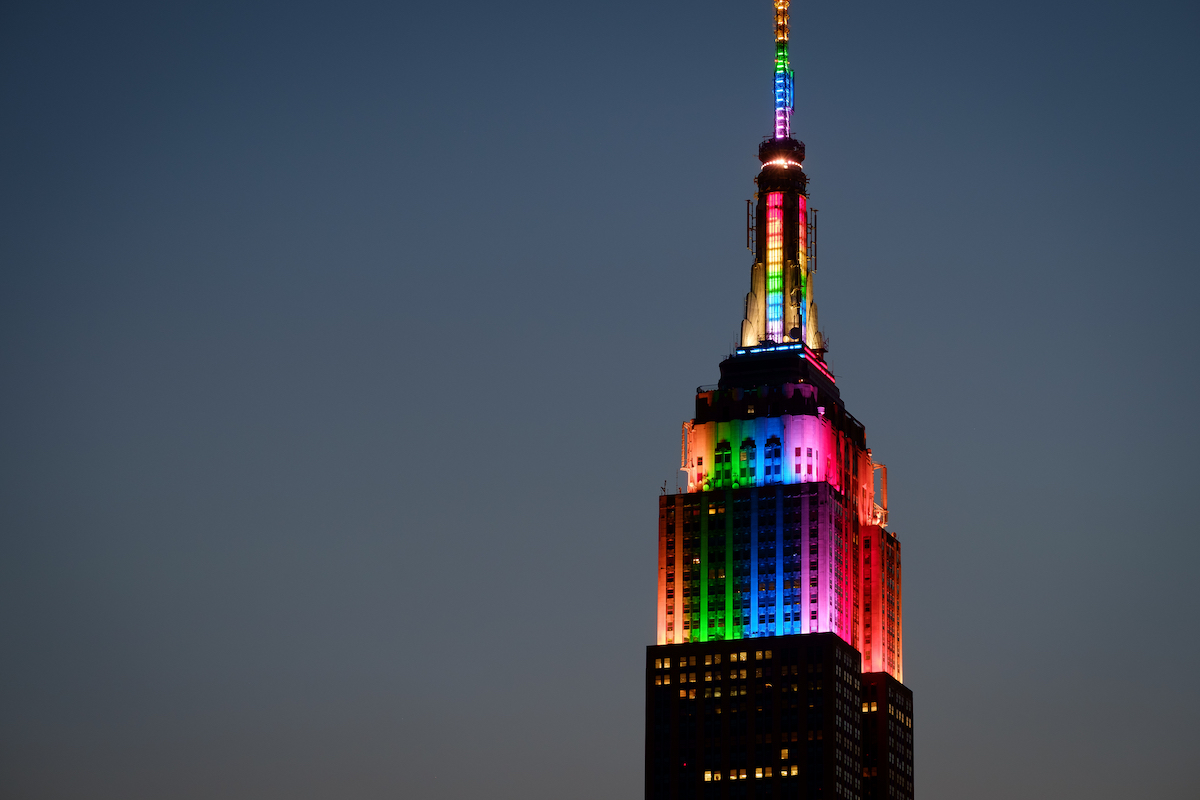 The Empire State Building Will Sparkle In Rainbow Lights For Pride