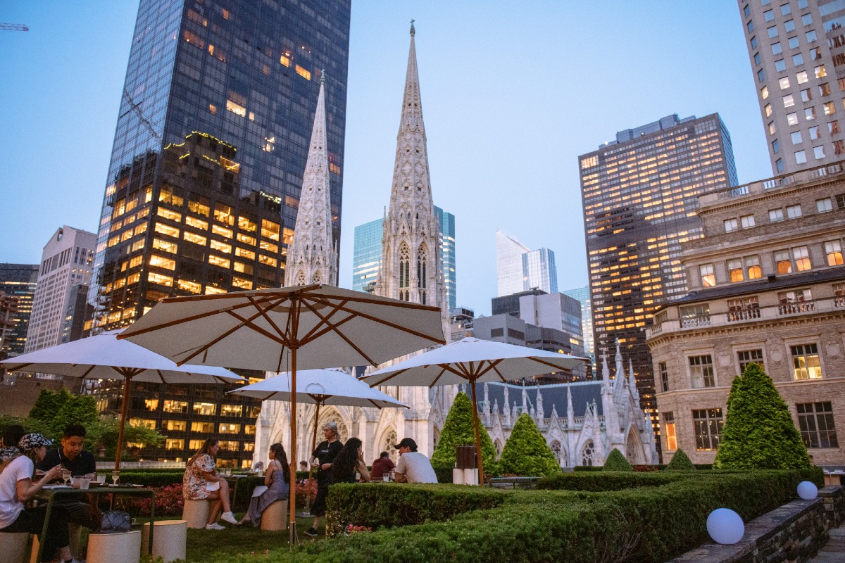 You Can Dine On Rockefeller Center's Glorious Rooftop Terrace For A ...