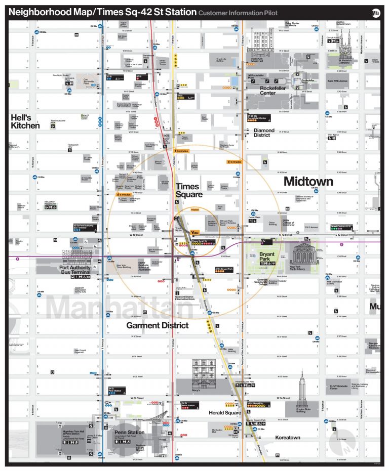 The MTA Is Experimenting With A Completely New Subway Map Design