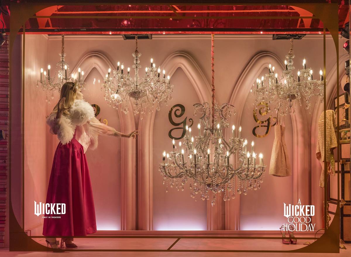 Bloomingdale's Unveils Wicked-Themed Holiday Windows