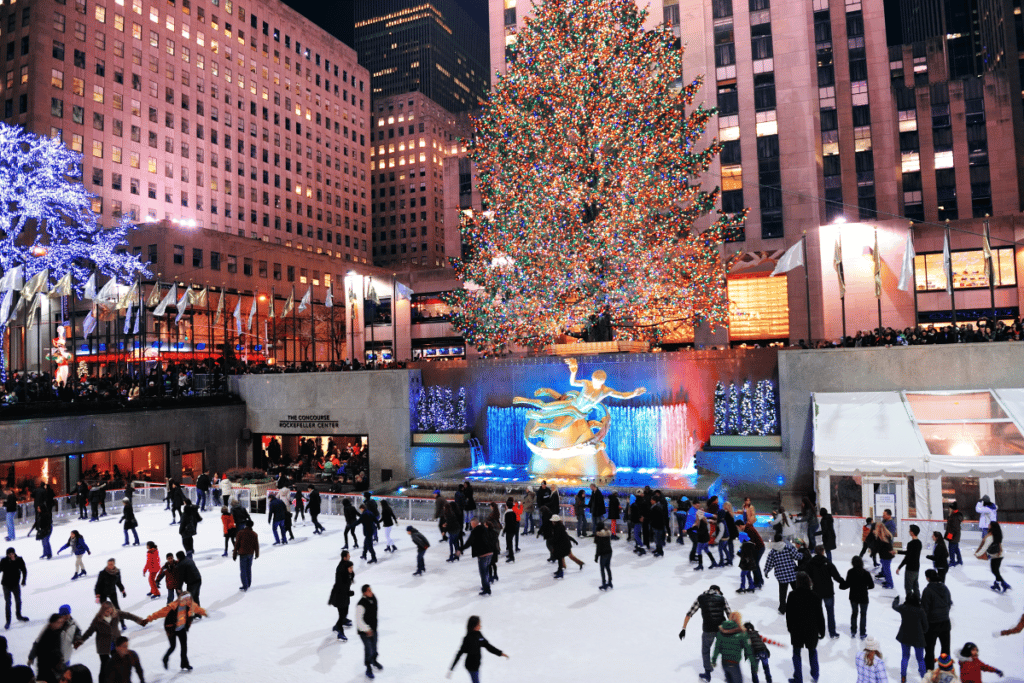 Rockefeller Center's Iconic Ice Rink Is Open For The Season