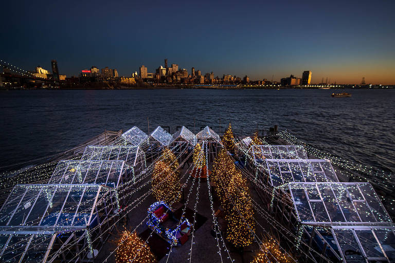 ‘Santa’s Winter Wonderland’ Is Now Open At Pier 15 NYC