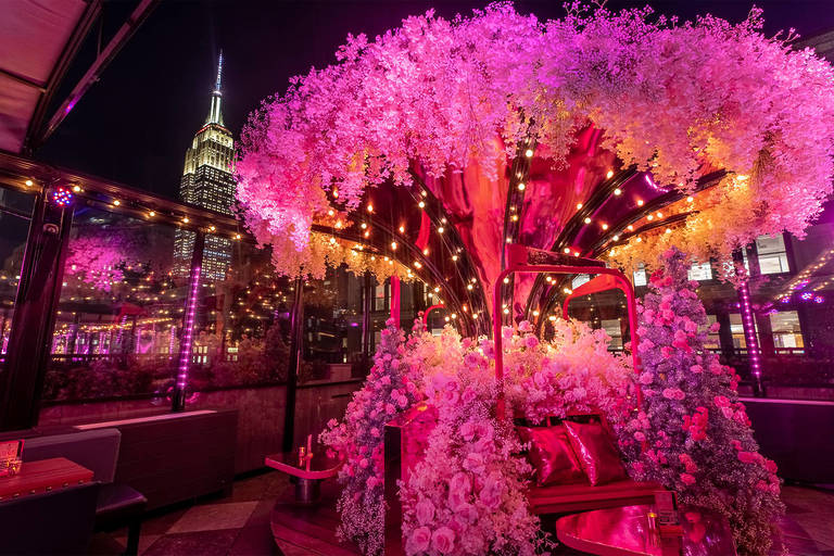 Magic Hour Rooftop Is A Pink Picturesque Paradise