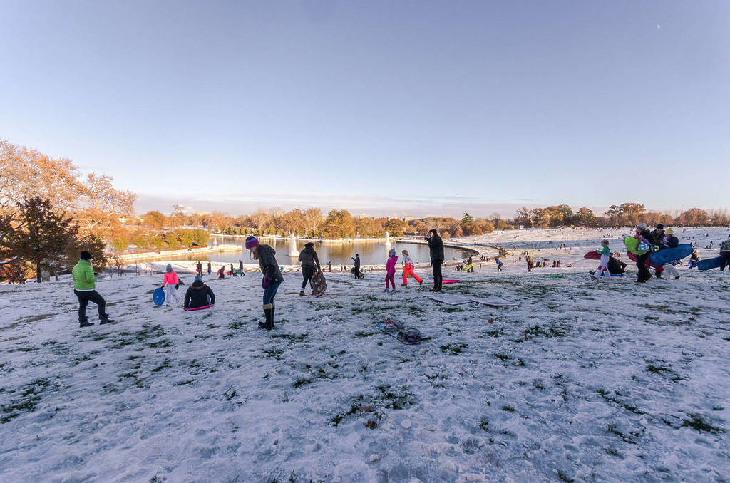 10 Best Snowy Spots For Sledding In NYC This Winter