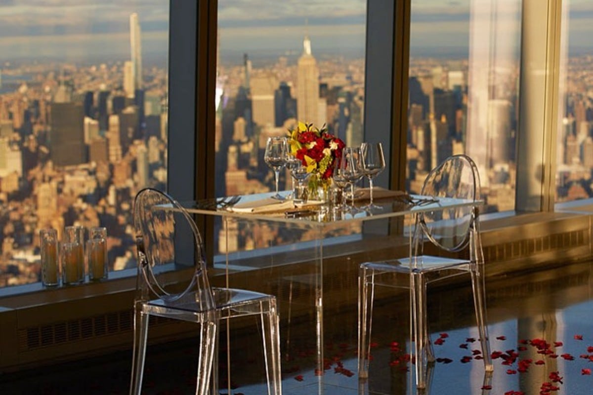 Dine 1,776 Feet Above NYC This Valentine's Day At One World Observatory ...