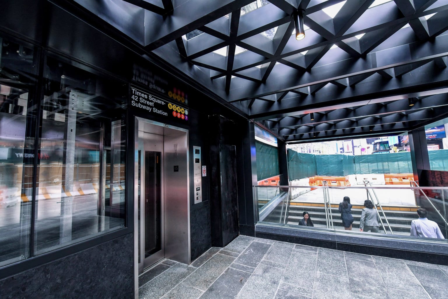 Times Square Has A New Subway Entrance Complete With An Elevator & 460 ...