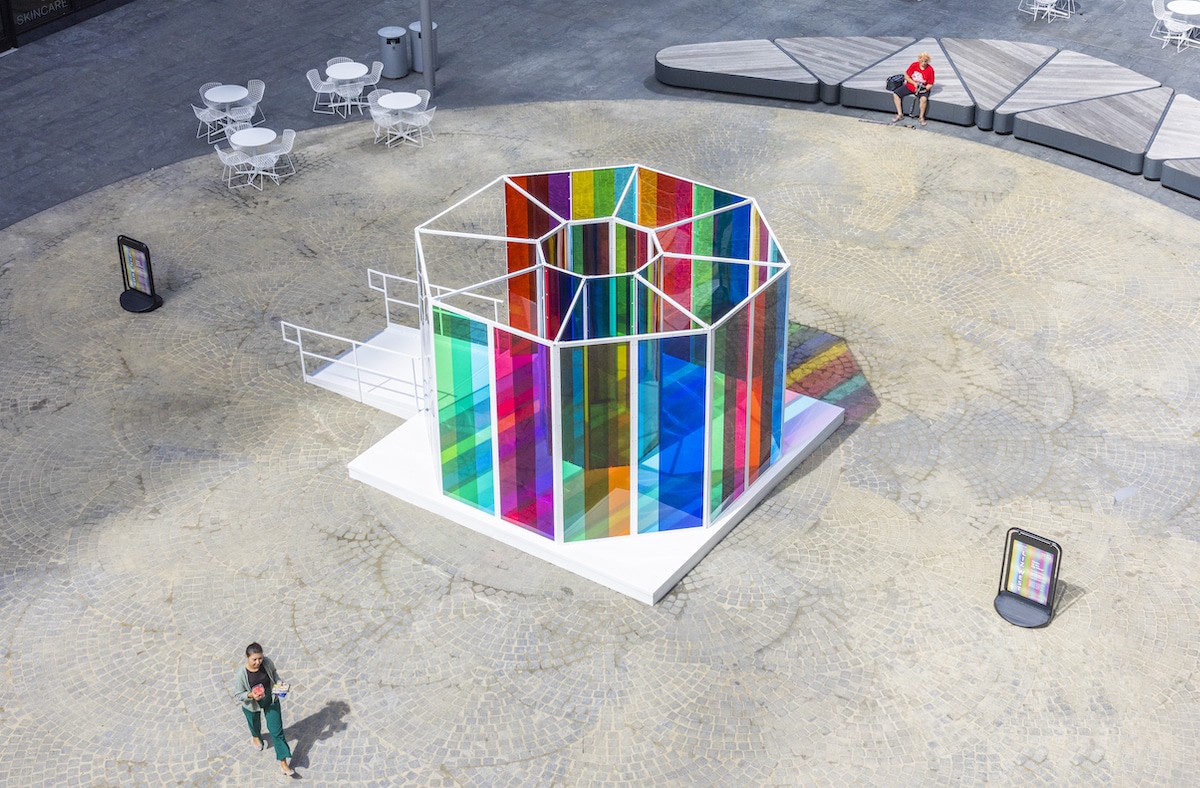 A Vibrant Rainbow Installation Is Adding A Bit Of Color To NYC