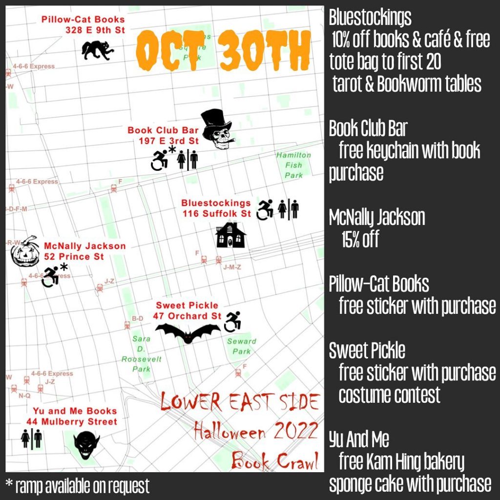 Enjoy The Treats At This LES Halloween Book Crawl