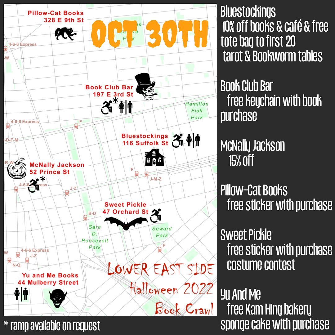 Enjoy The Treats At This LES Halloween Book Crawl