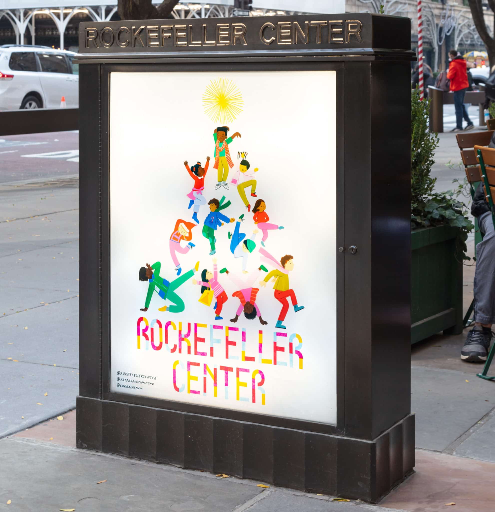 Dozens Of Holiday Murals Are Sprucing Up Rockefeller Center