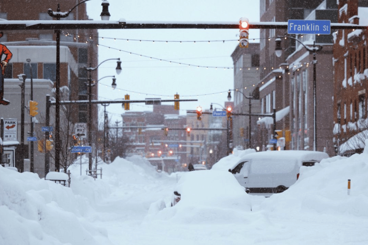 More Than 50 Inches Of Snow Fell On Buffalo, NY