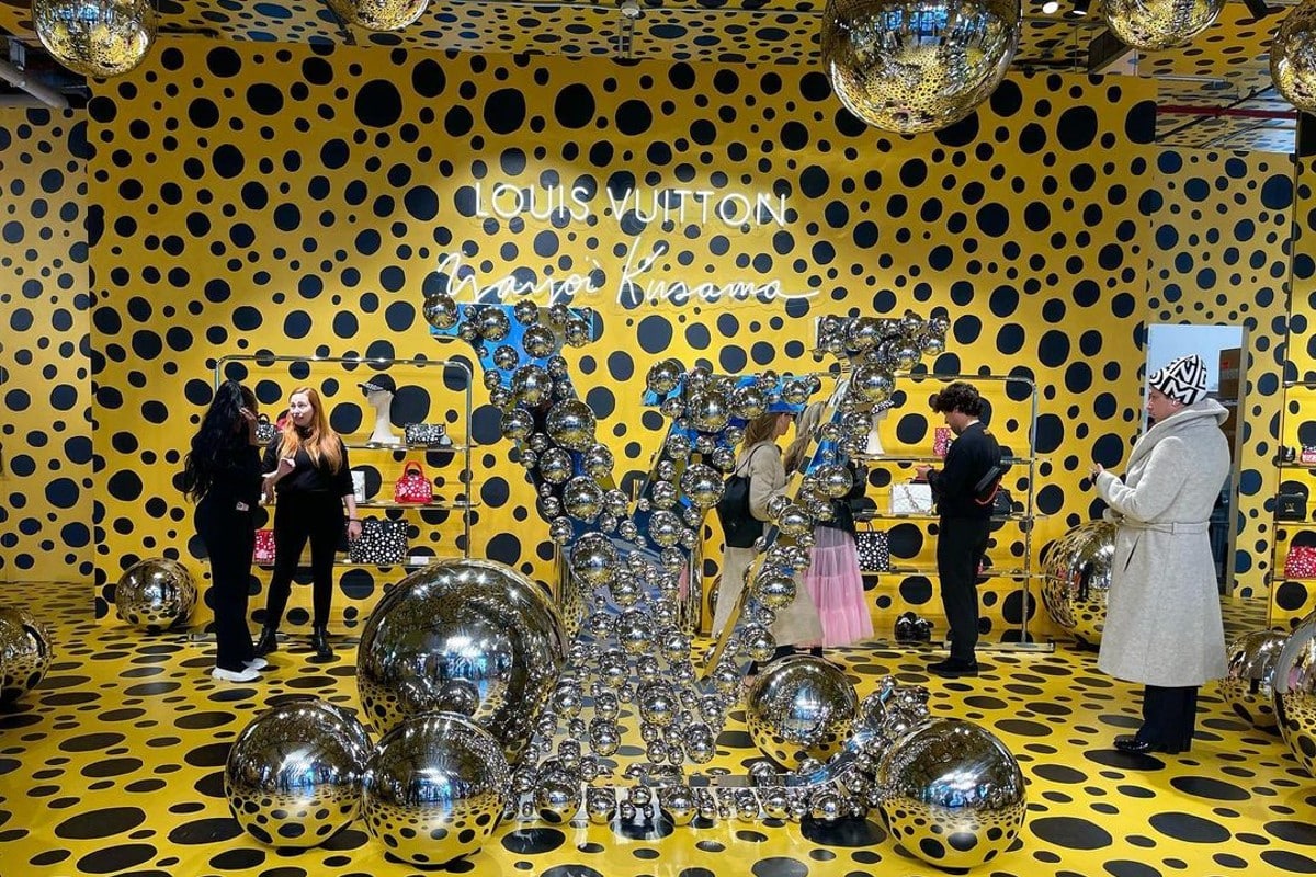 There’s A Free Yayoi Kusama X Louis Vuitton Pop-Up In NYC