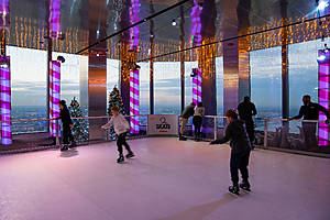 NYC's Highest Skating Rink Is Open At Hudson Yards' Edge