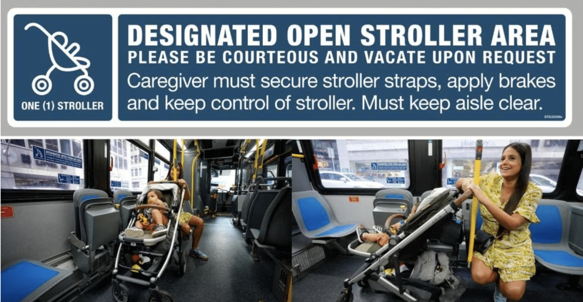 Designated Stroller Spaces Will Be Aboard 1,000+ NYC Buses
