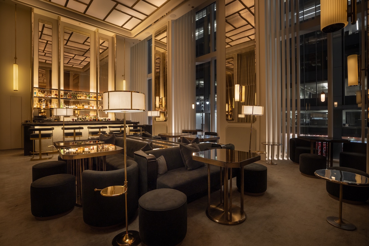 Art Deco Cocktail Bar, Bar Bastion, Now Sits Above Le Jardinier