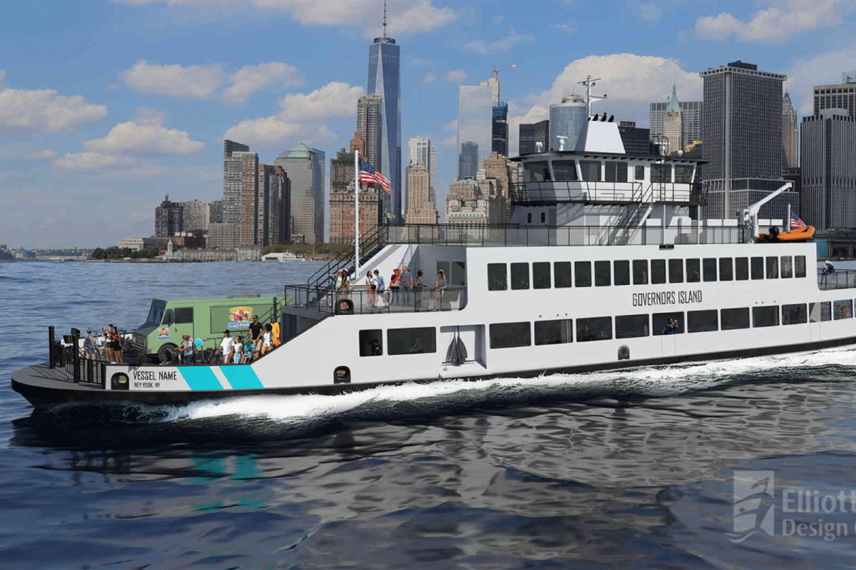 NYC's First Ever Hybrid Ferry Will Be In Service Next Summer