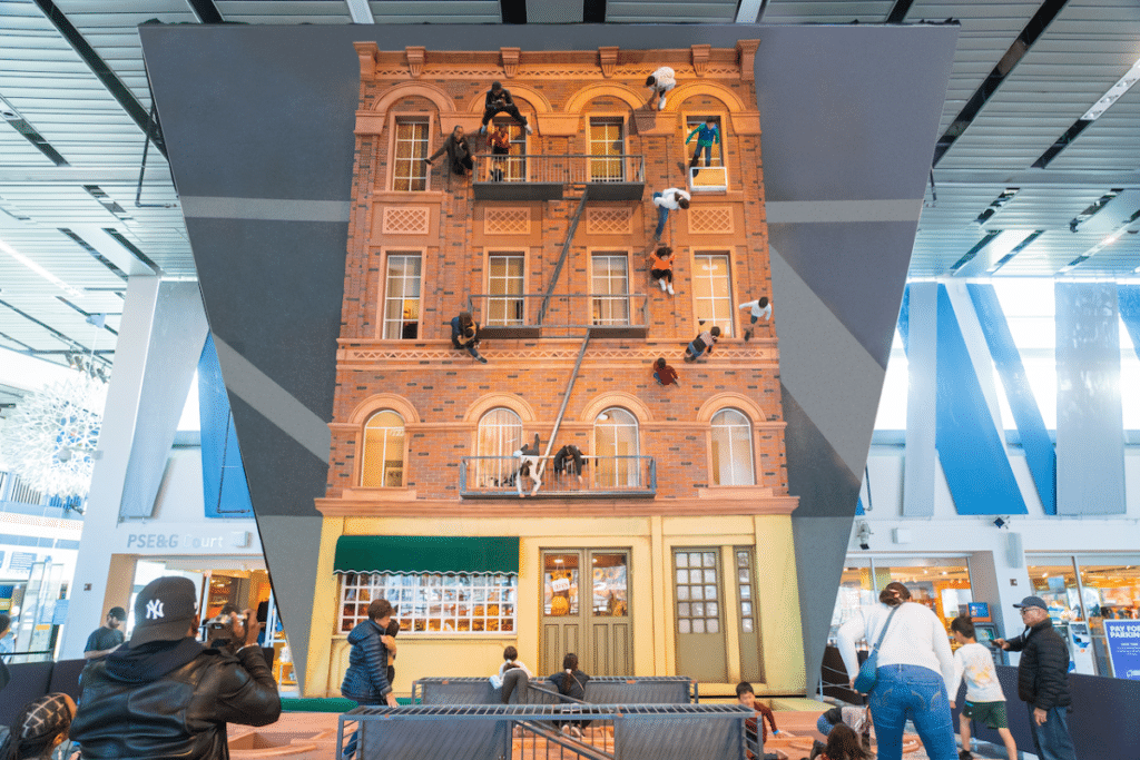 'The Building' Exhibit Lets You Scale A NYC Brownstone