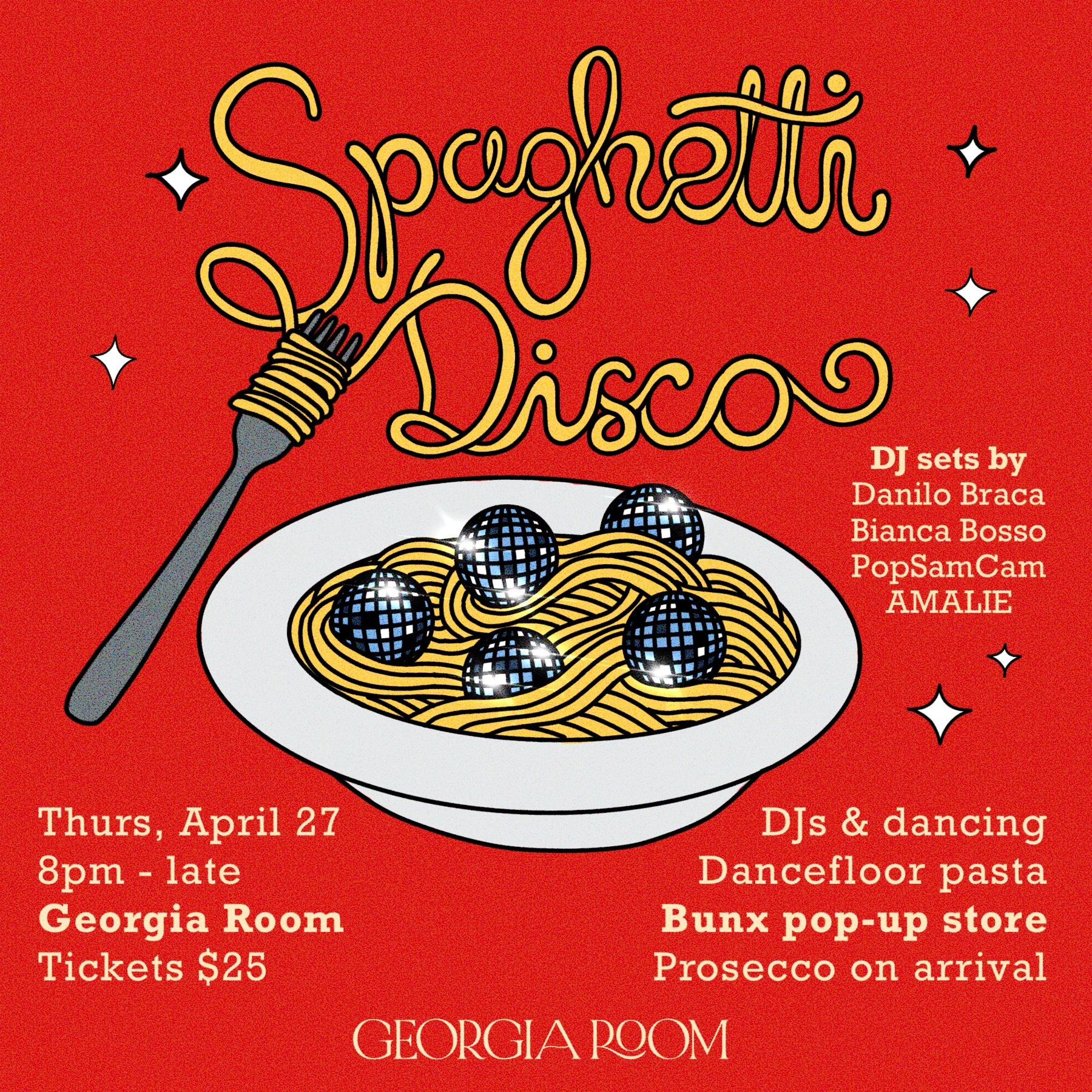 This Spaghetti Disco Heading To NYC Is All About The Pasta