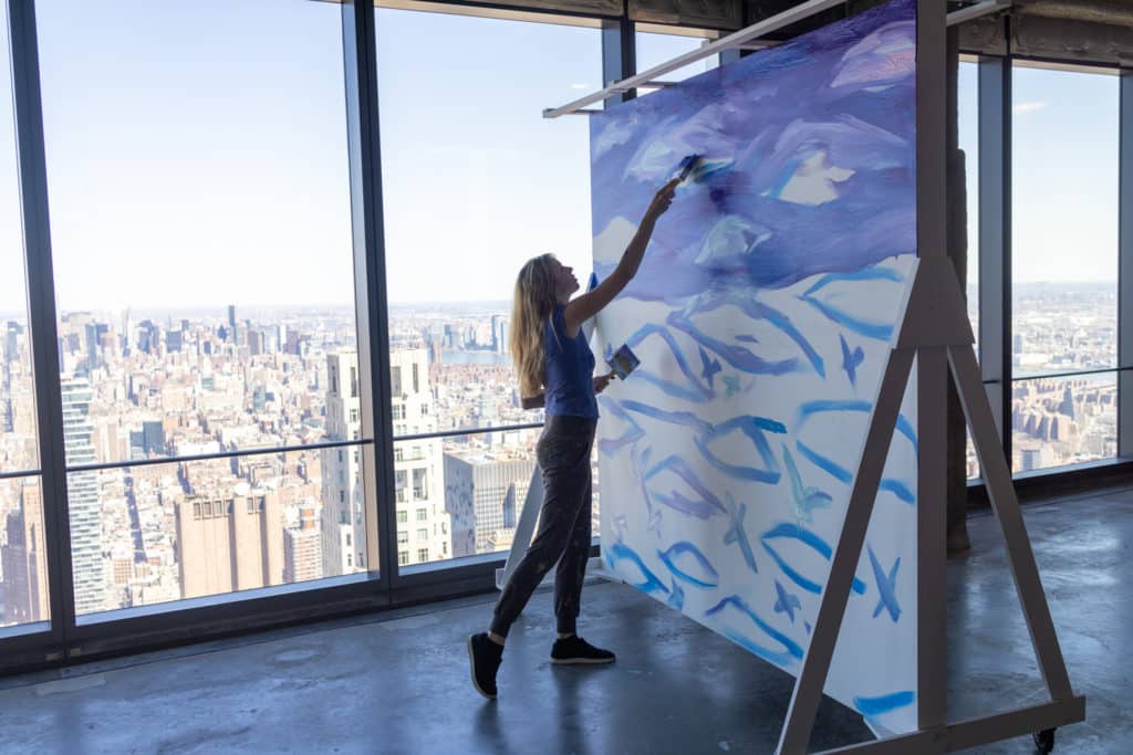 Alexa Meade Is Now An Artist In Residence At The World Trade Center