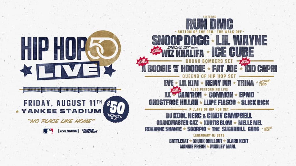 Celebrate Hip-Hop's 50th Anniversary At These Events In NYC
