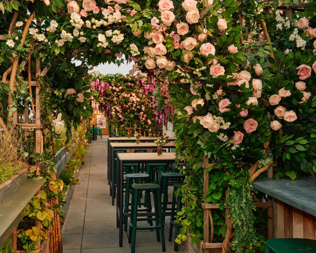The Flower Shop Has Transformed This Rooftop Into A Floral Oasis