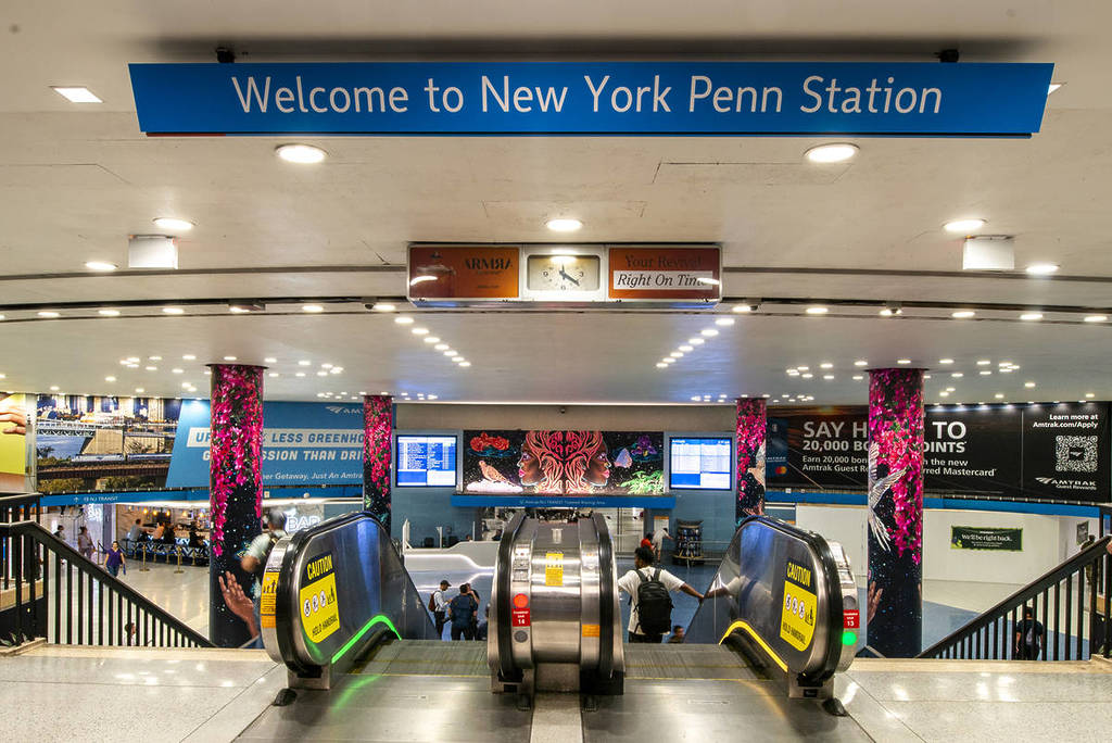 Penn Station Just Unveiled New Installations For 'Art At Amtrak'