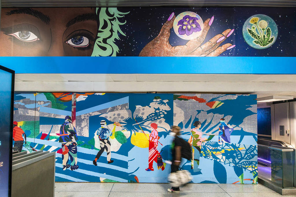 Penn Station Just Unveiled New Installations For 'Art At Amtrak'