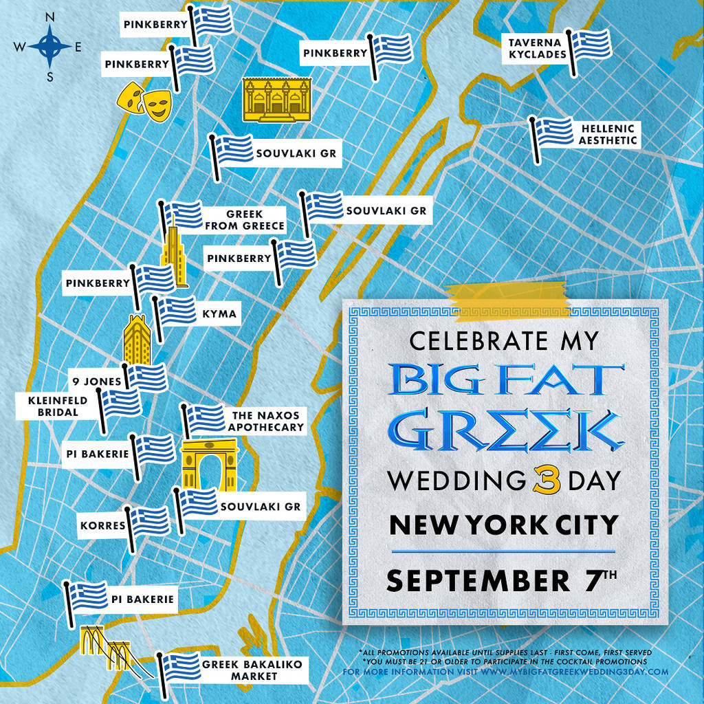 Celebrate Big Fat Greek Week With Freebies & Giveaways In NYC