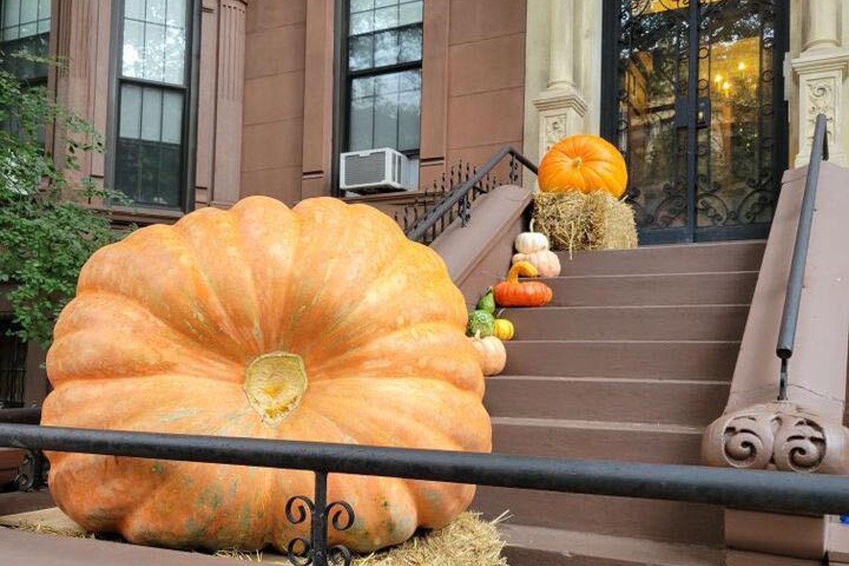 This Park Slope Pumpkin Weighs Nearly 1,000 Pounds