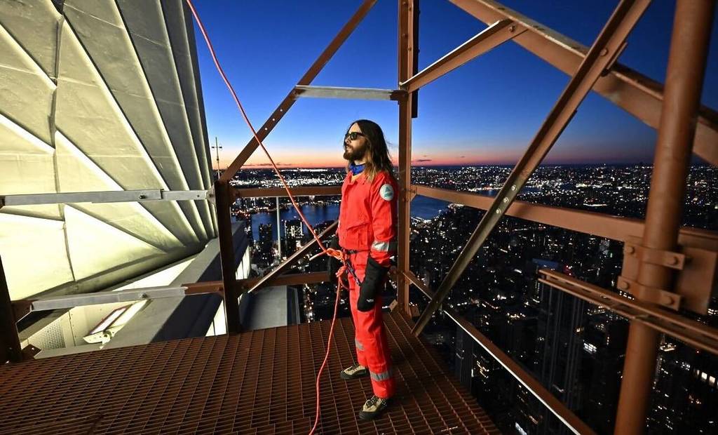 Jared Leto Scales 102-Stories Of The Empire State Building