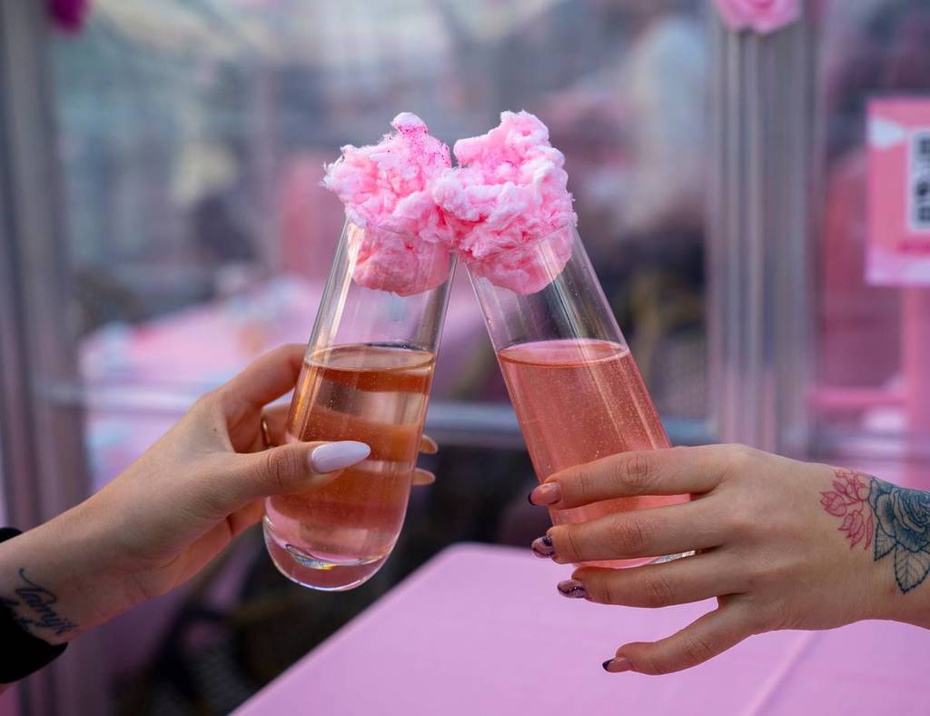 Watermark Transforms Pier 15 Into An All-Pink Wonderland