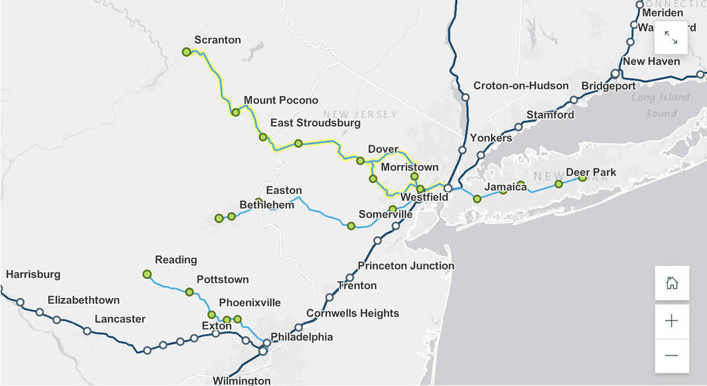A New 110 MPH Train Is Being Planned To Connect NYC & Scranton