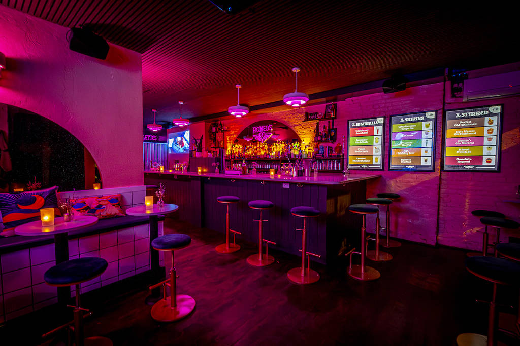 This 90s Inspired Bar Serves Classic Cocktails In Frozen Glassware