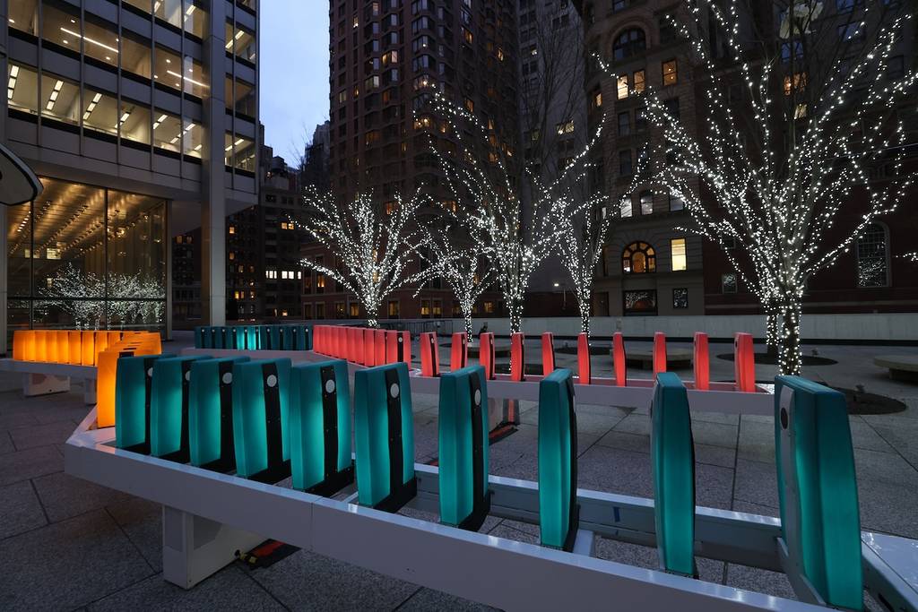 Domino Effect Puts A Light-Up, Life-Size Twist On Dominos
