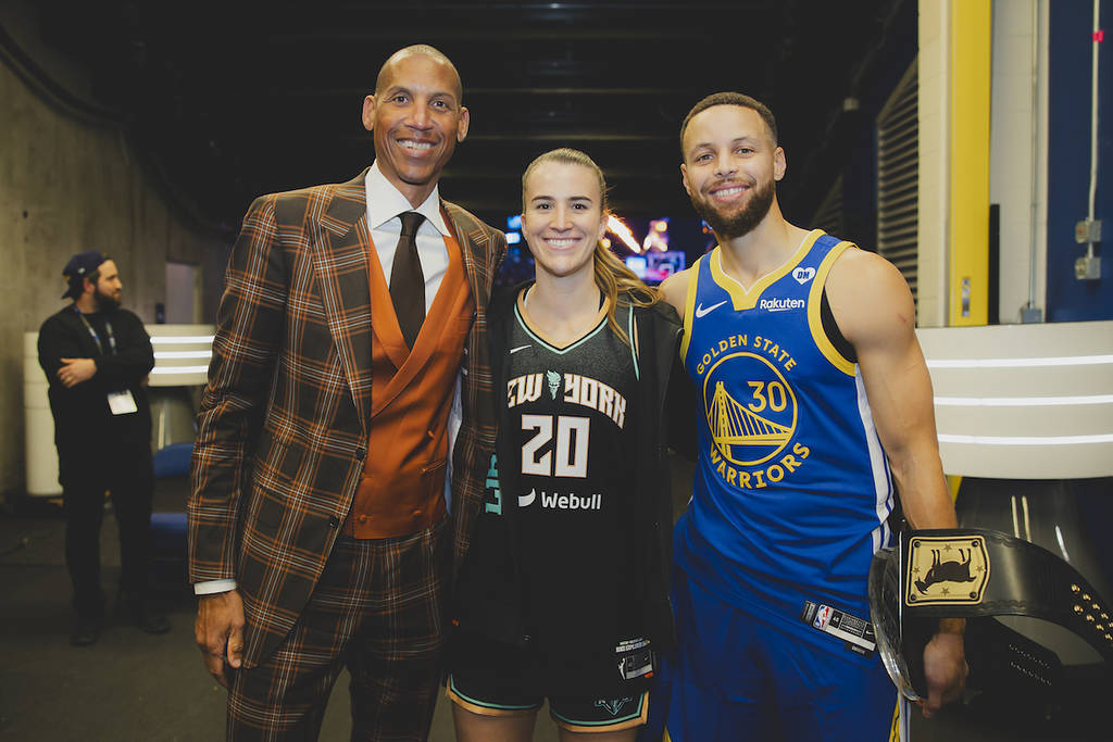 NY Liberty's Sabrina Ionescu Faces Steph Curry In 3-Point Shootout