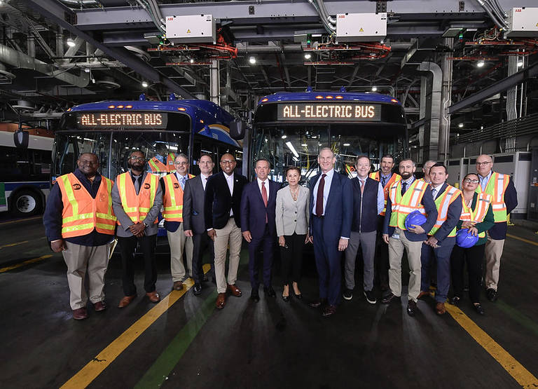 NYC Introduces 60 New Electric Buses Into Its Fleet
