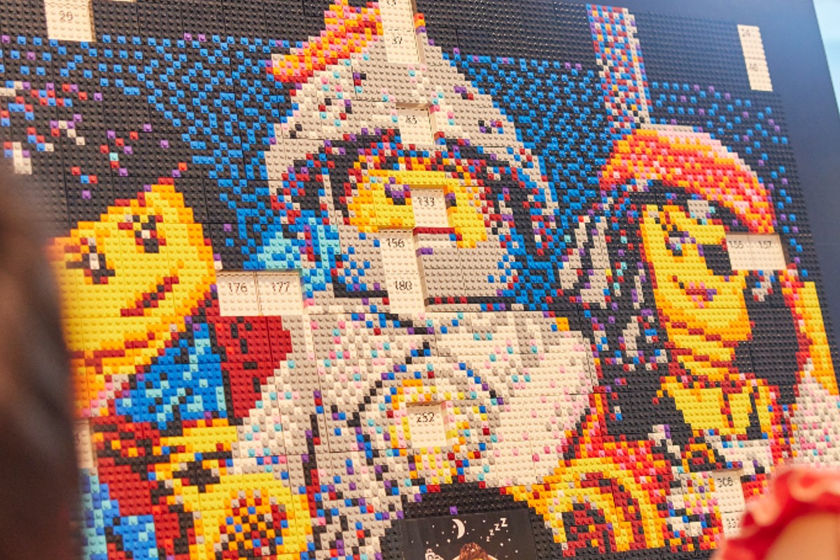 A Massive LEGO Mosaic Is Taking Over Penn Station