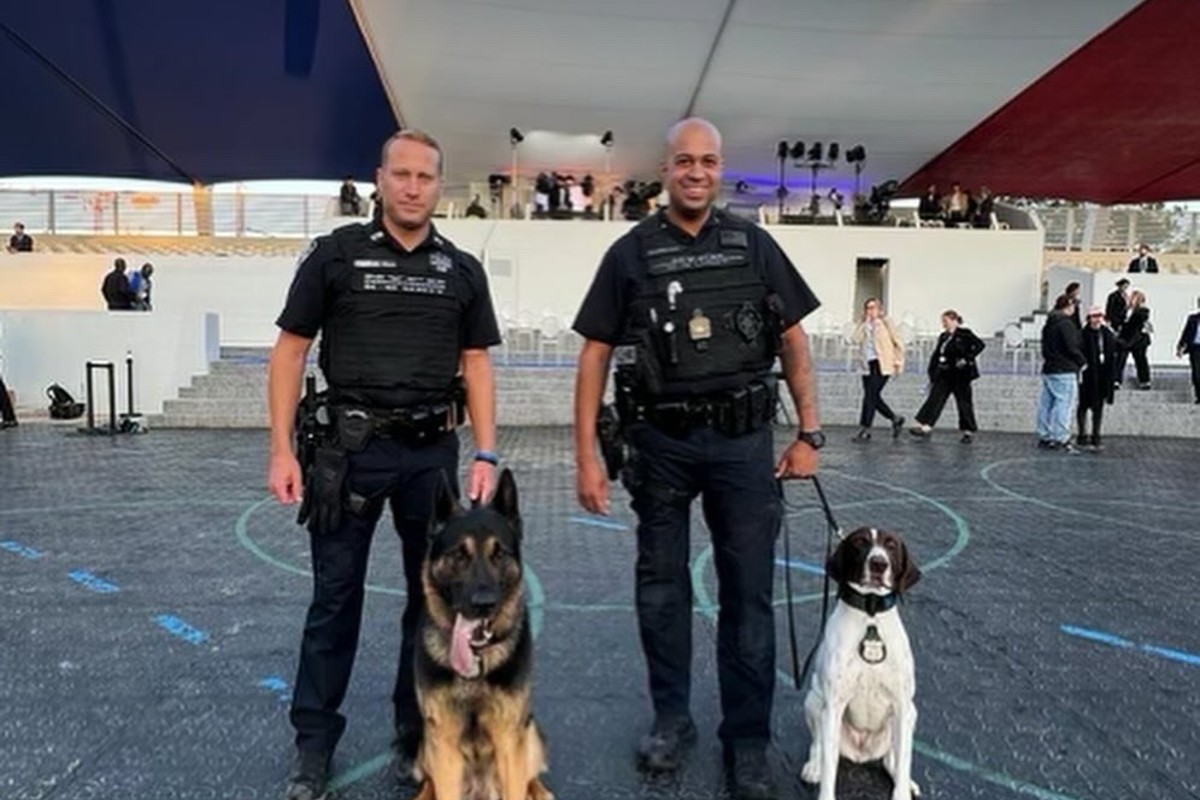 A Team Of NYPD Dogs Are Patrolling The Paris Olympics