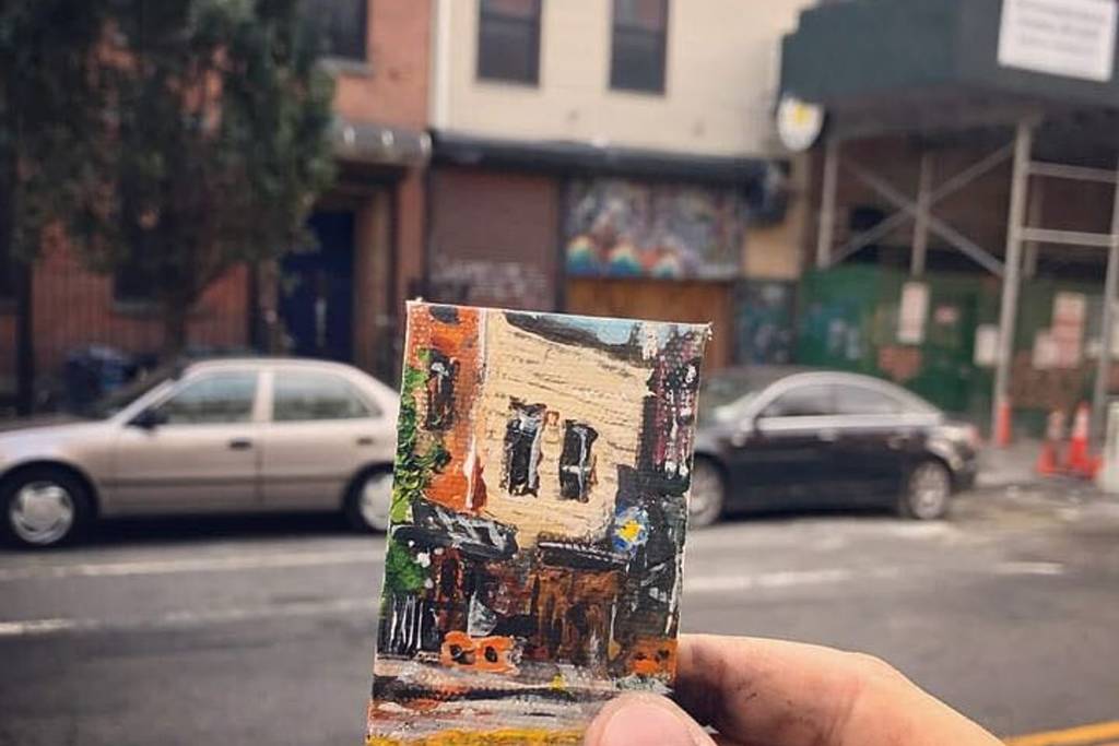 200+ Mini Paintings Of NYC Have Been Hidden Across Greenpoint