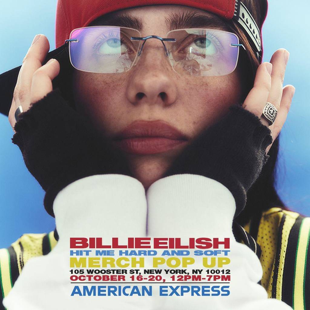 Billie Eilish Hosting Pop Up Shop In Nyc