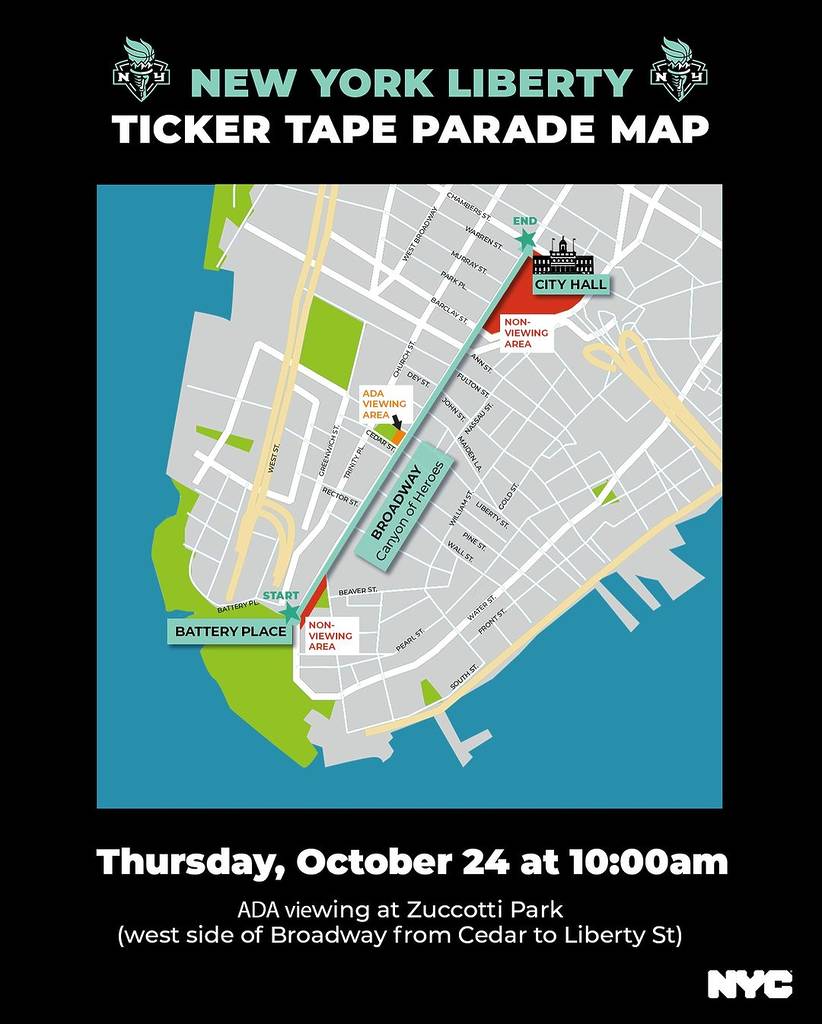 The NY Liberty Championship Parade 2024 Guide