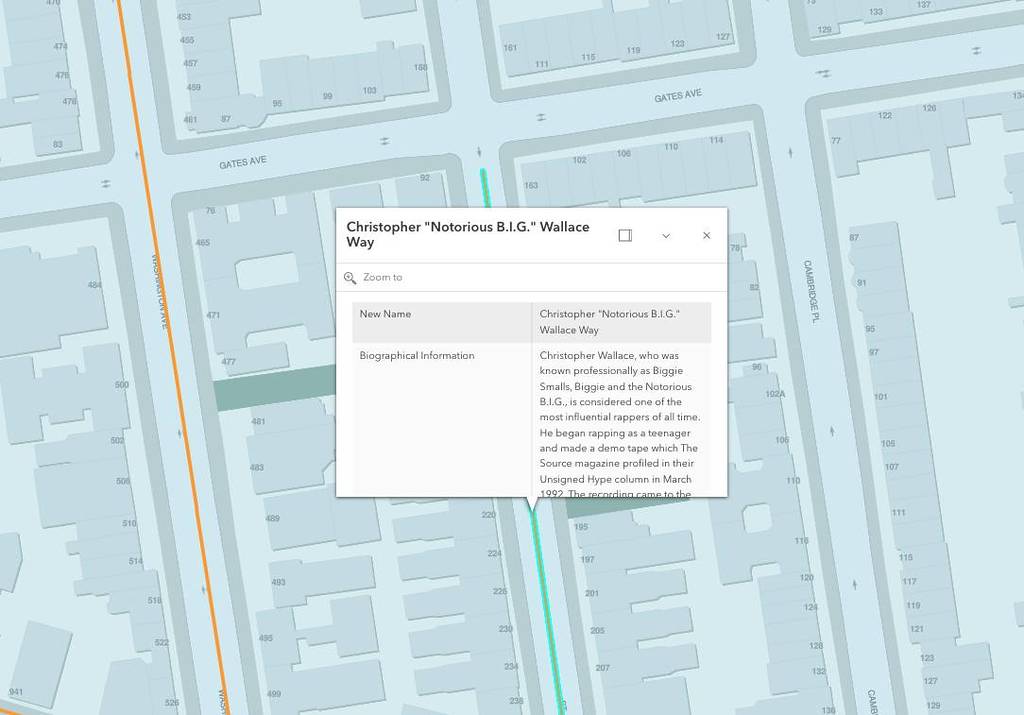 This Interactive Map Shows NYC Streets Honoring Local Icons