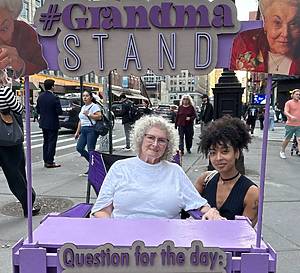 Get Grandmas' Heartwarming Advice At NYC's Grandma Stand
